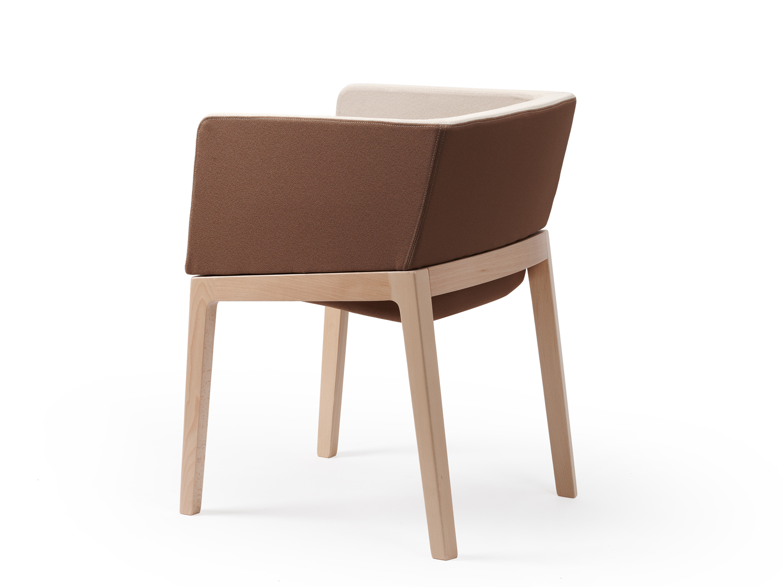 TONIC WOOD | Chair with armrests By ROSSIN design Lorenz+Kaz