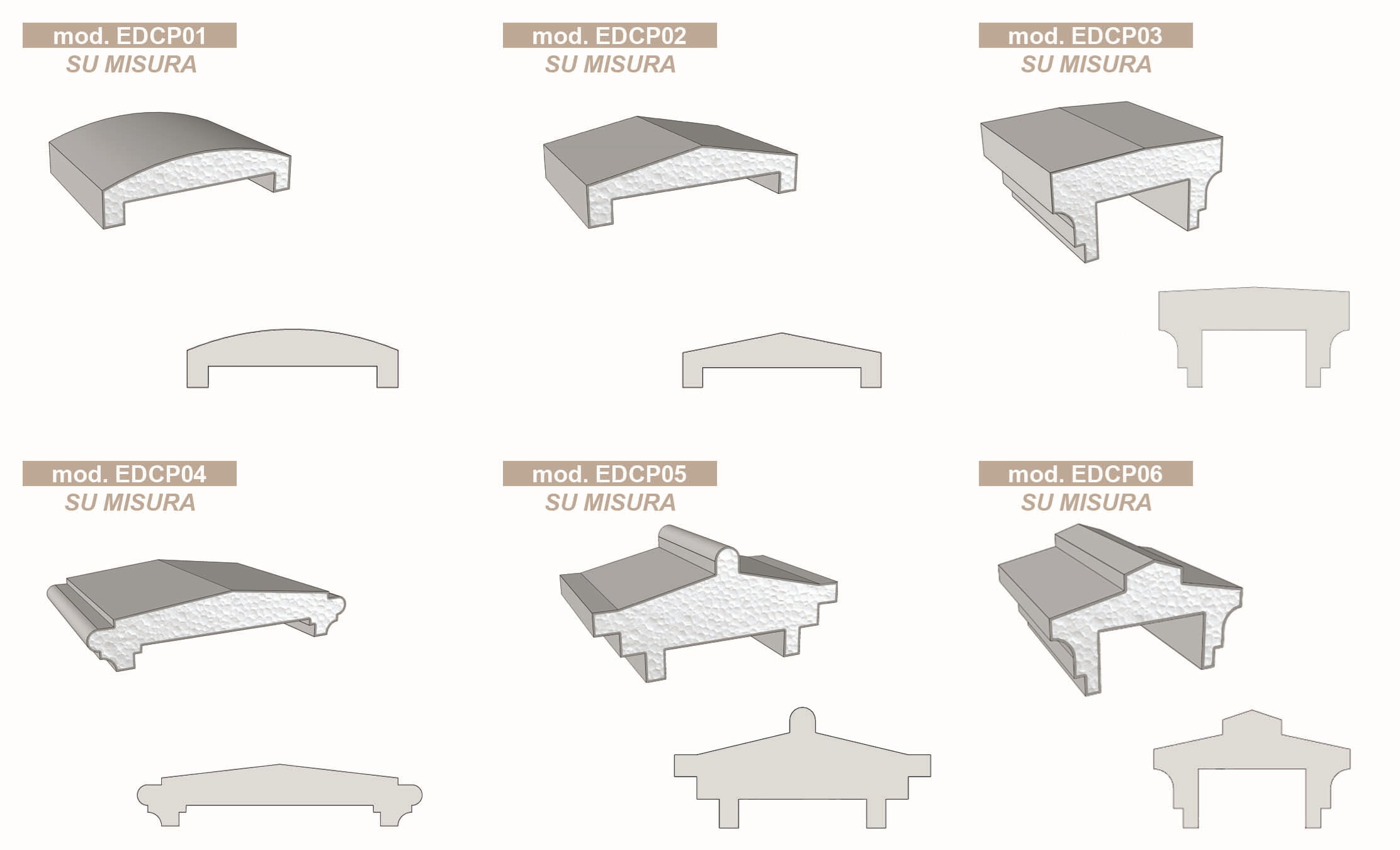EPS wall coping By Eleni Decor