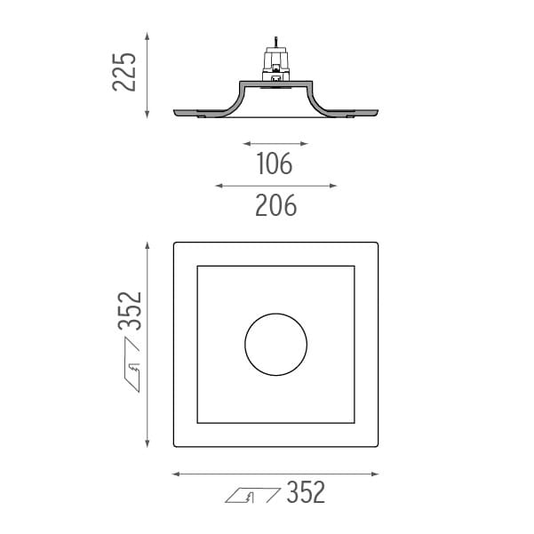 USO KAP Ceiling lamp By Flos