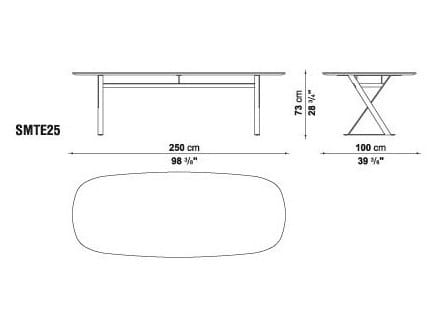 PATHOS | Table By Maxalto design Antonio Citterio