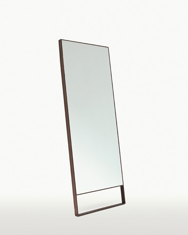 Freestanding rectangular mirror PSICHE By Maxalto design Antonio Citterio
