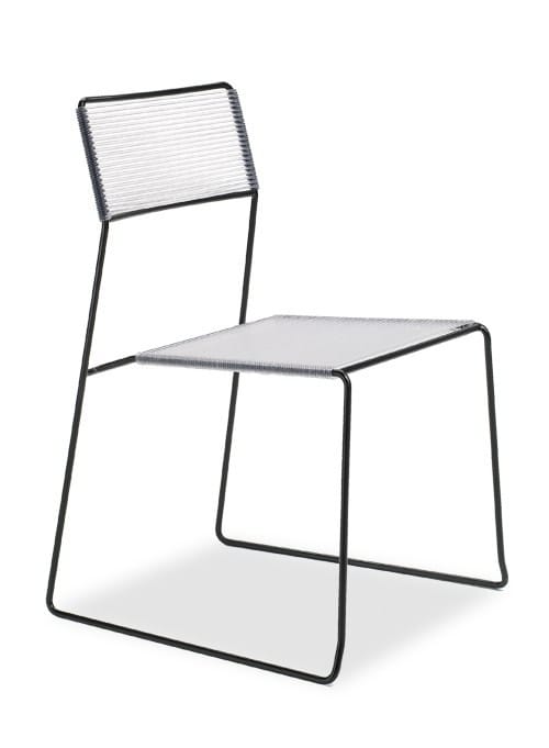 Stackable garden chair LOG SPAGHETTI By arrmet