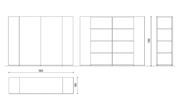 VOLTERRA Highboard with doors By COLLI CASA