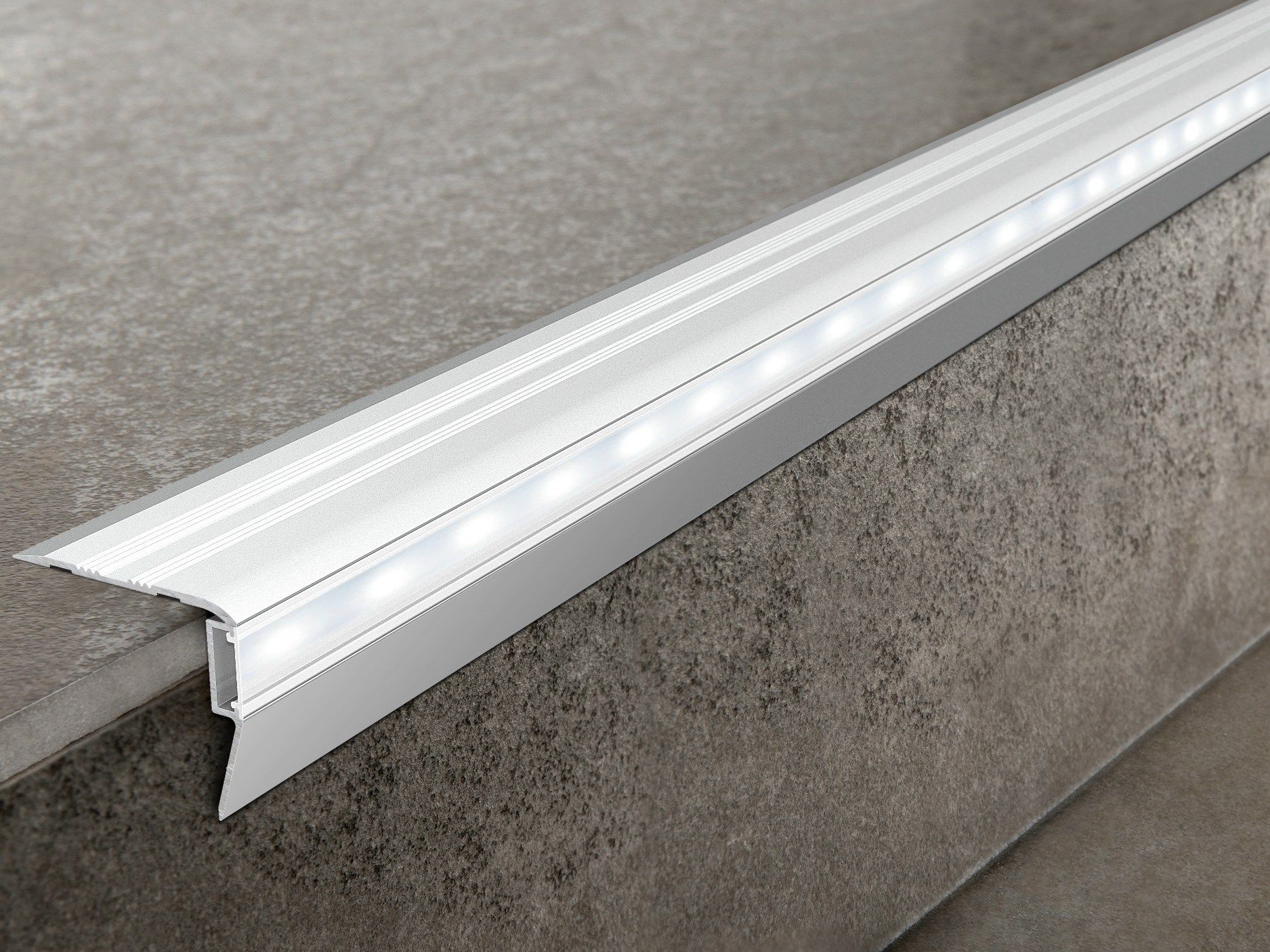 Profilo paragradino in alluminio con LED PROSTAIR LED by PROGRESS PROFILES
