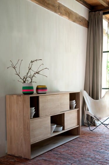 OAK NORDIC | Sideboard with sliding doors By Ethnicraft