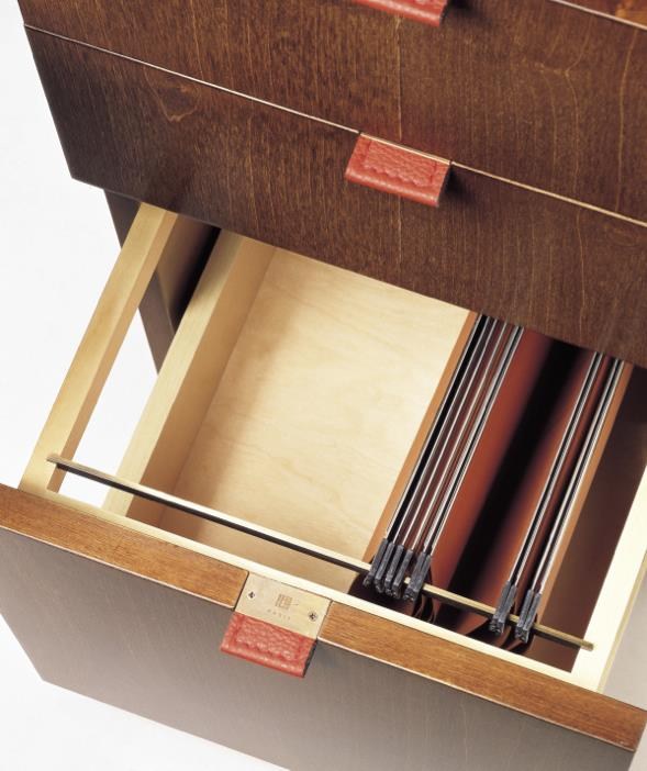 PRINCETON | Writing desk Rectangular wooden writing desk with drawers ...