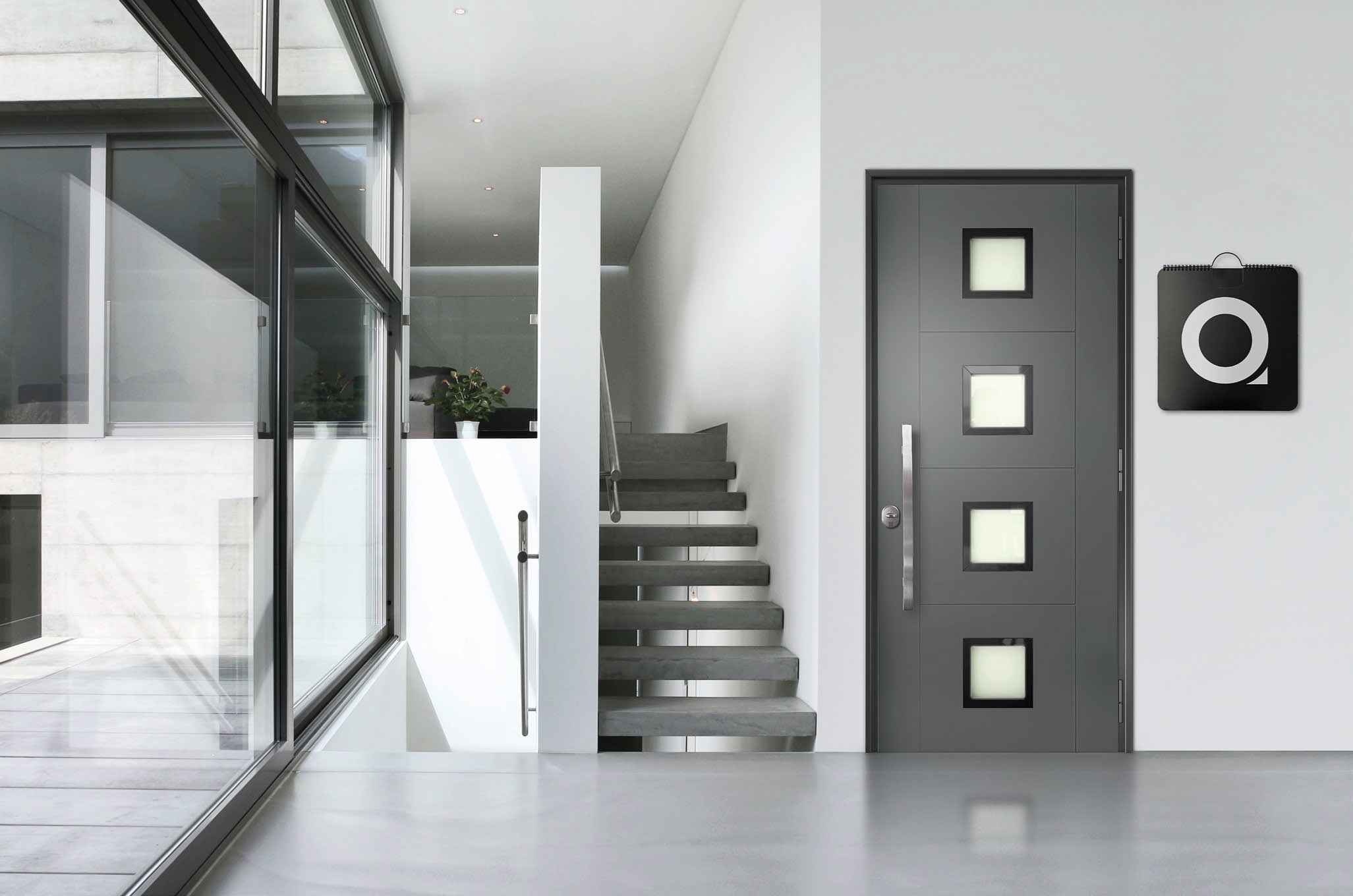 Glazed safety door FRAME By QUARTIERI LUIGI