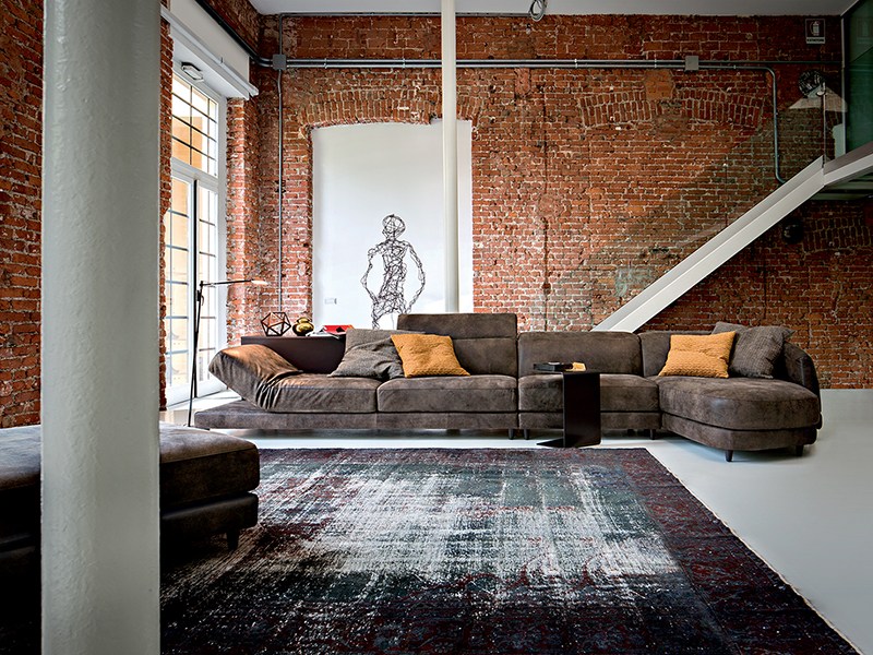 Relaxing sofa with electric motion DUNN LEATHER By Ditre Italia design ...