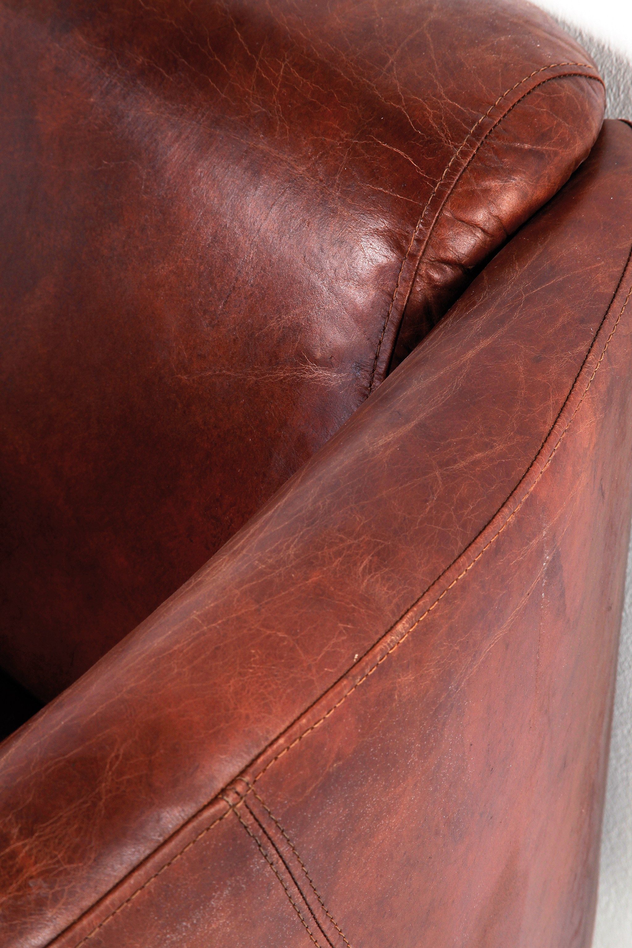 CIGAR LOUNGE 2 seater leather sofa By KARE Design