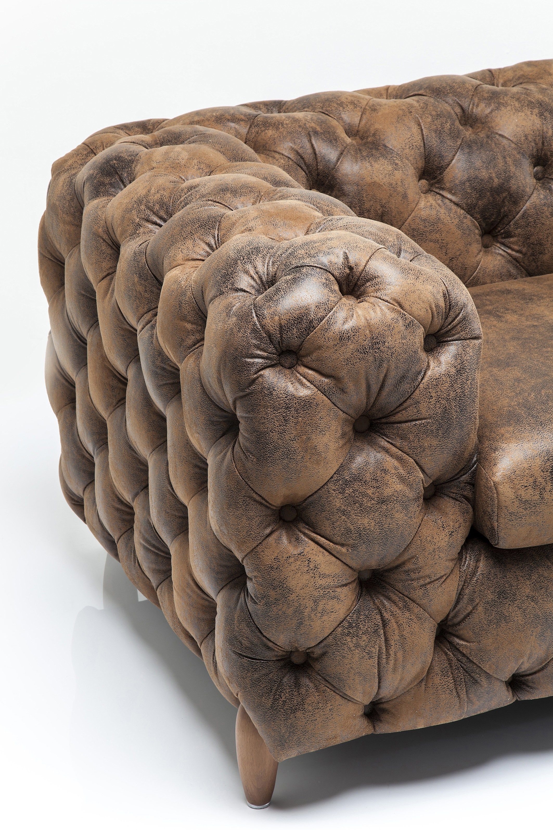 MY DESIRE 3 seater leather sofa By KARE Design