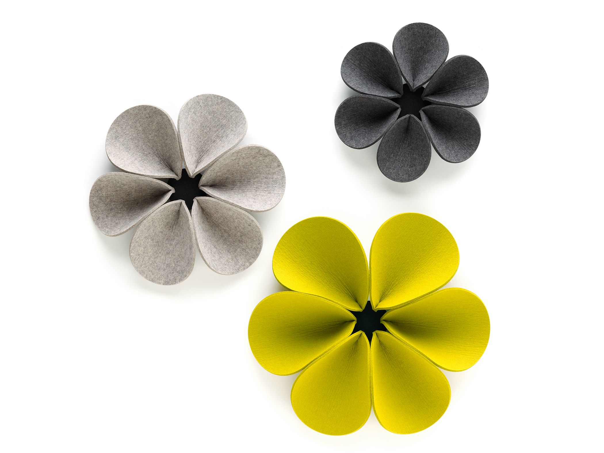 Felt Acoustic wall panel SILENT FLOWER By HEY-SIGN