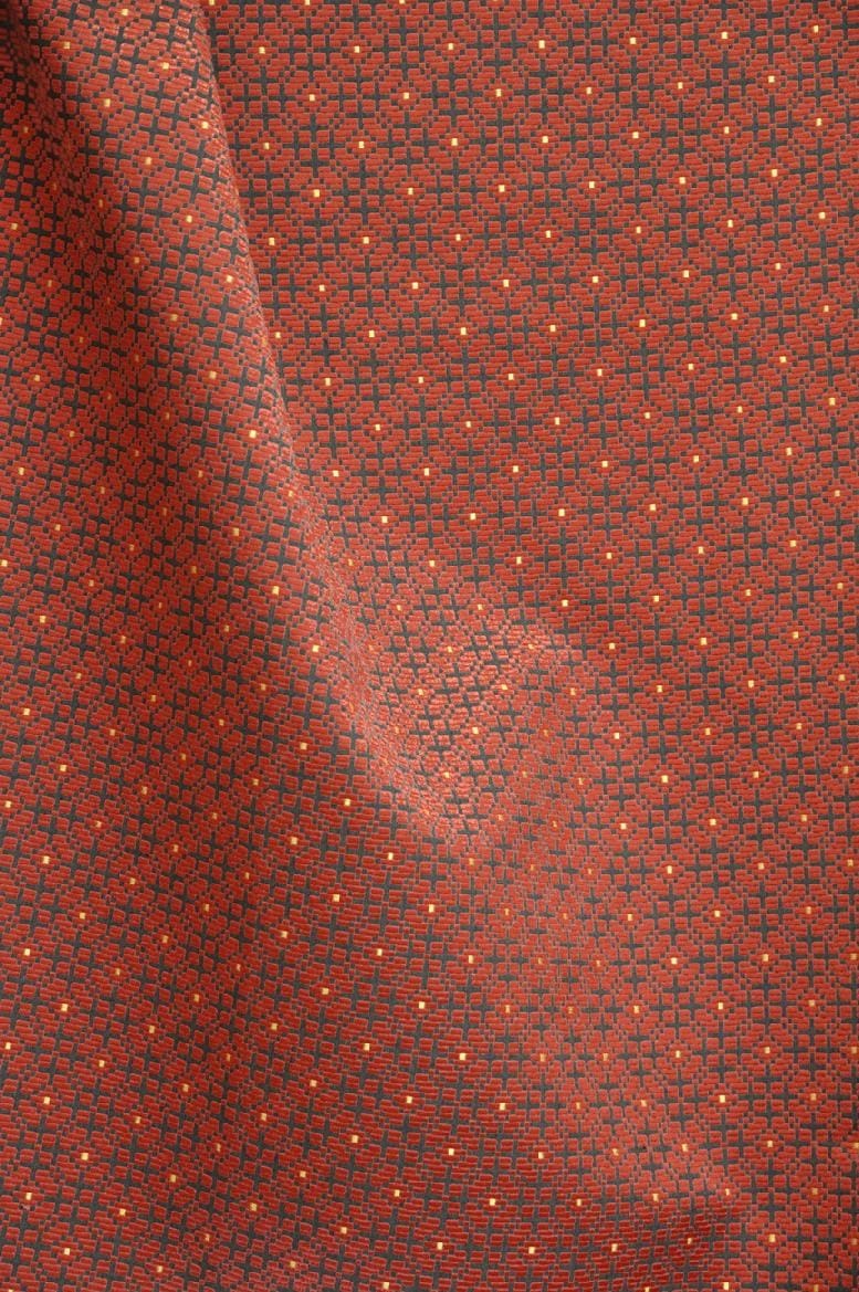 Fabric with graphic pattern PALANQUIN By LELIEVRE