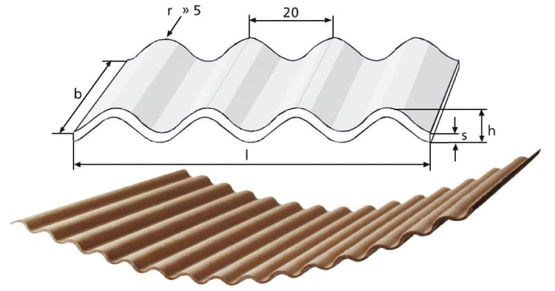 Ecological natural fibre wall tiles Well Board® By LEGNOPAN