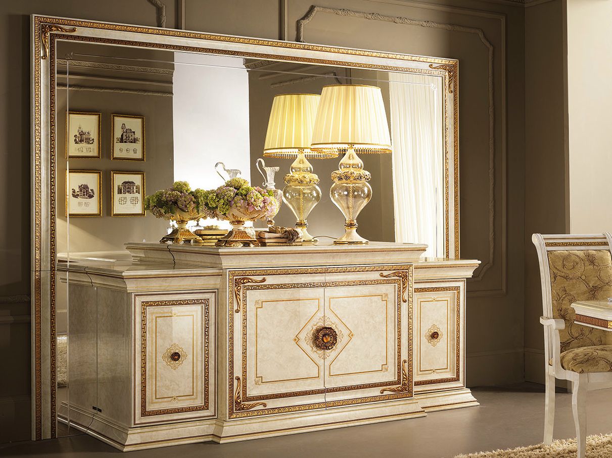 LEONARDO Wooden sideboard with doors By Arredoclassic