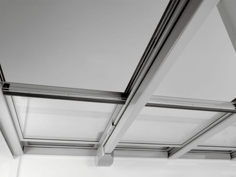 Sliding Roof Automatic sliding roof in aluminum By SUNROOM