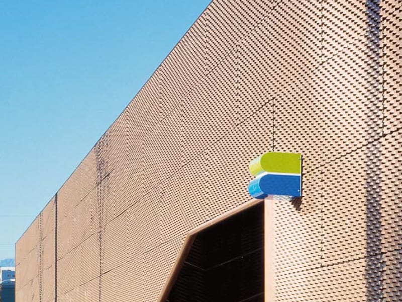 Stretched mesh for facade finish TECU® Design_mesh By KME Architectural ...