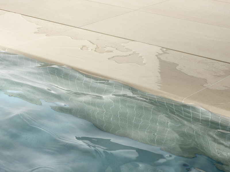 AQUÆ | Porcelain stoneware Pool edging By Ceramiche Caesar