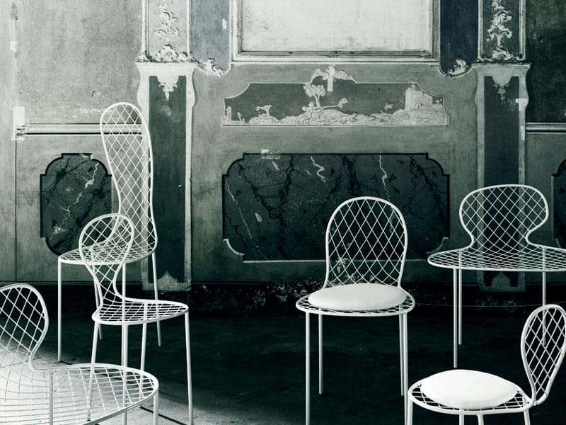 Chaise en resille métallique FAMILY CHAIRS By Living Divani design ...