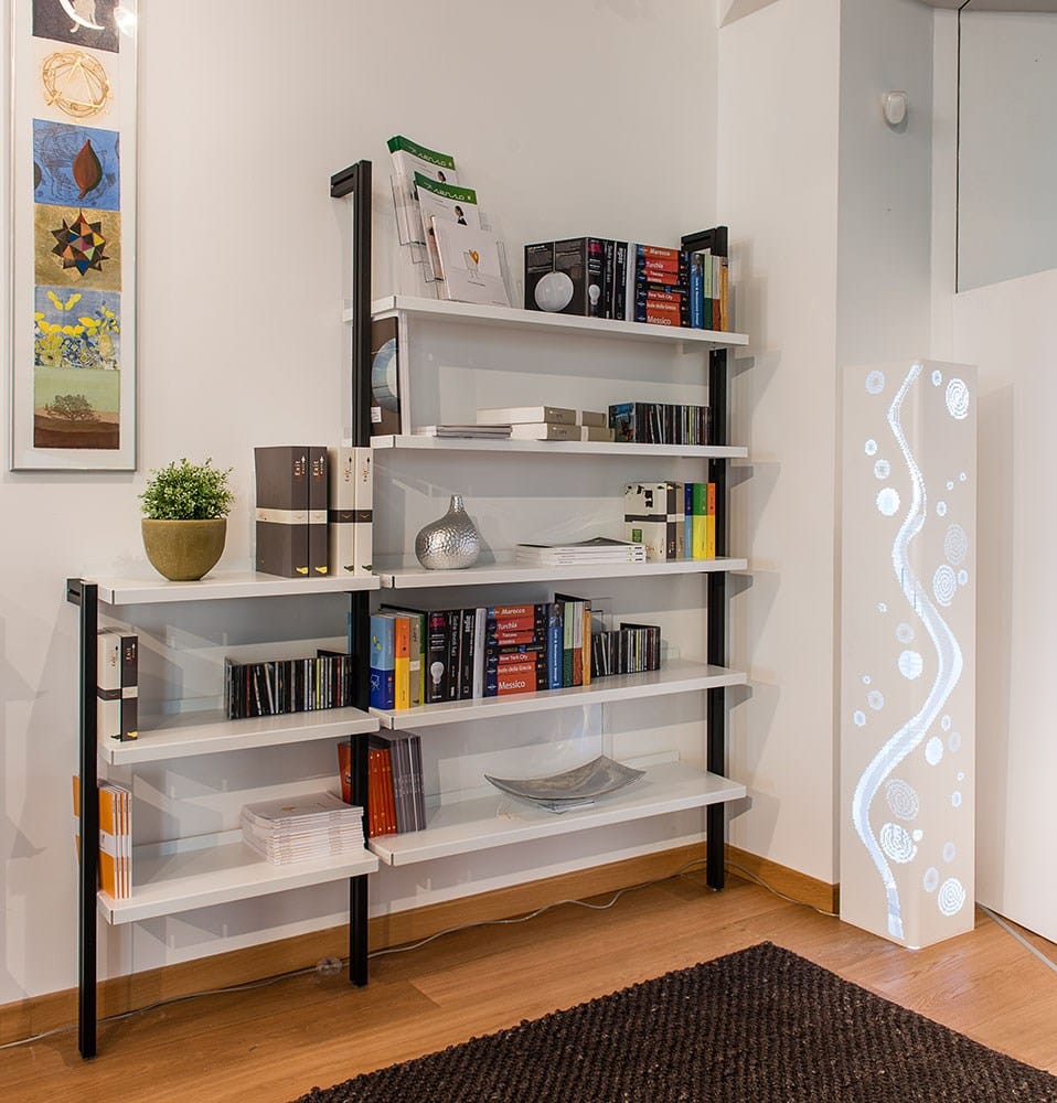 INUNO Modular extruded aluminium office shelving By STUDIO T