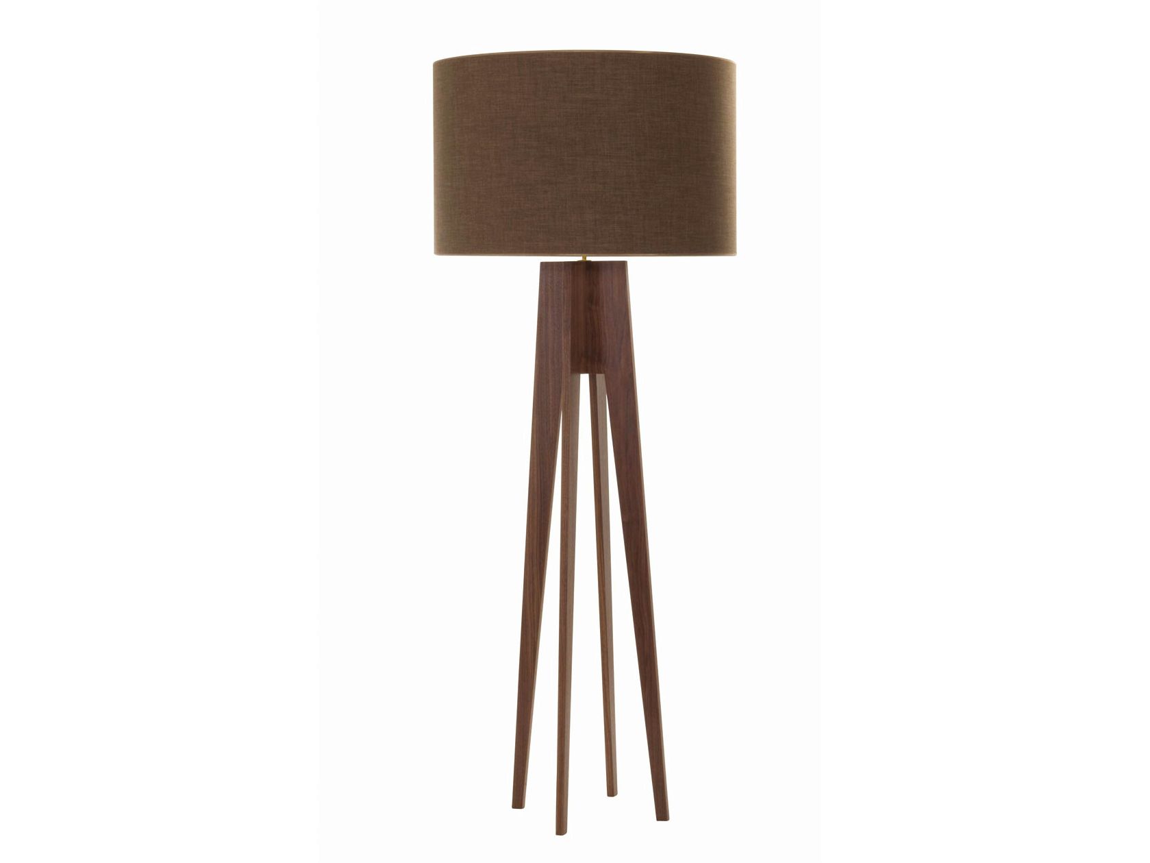 WALNUT FLOOR LAMP OPERA LES CONTEMPORAINS COLLECTION BY ROCHE BOBOIS ...