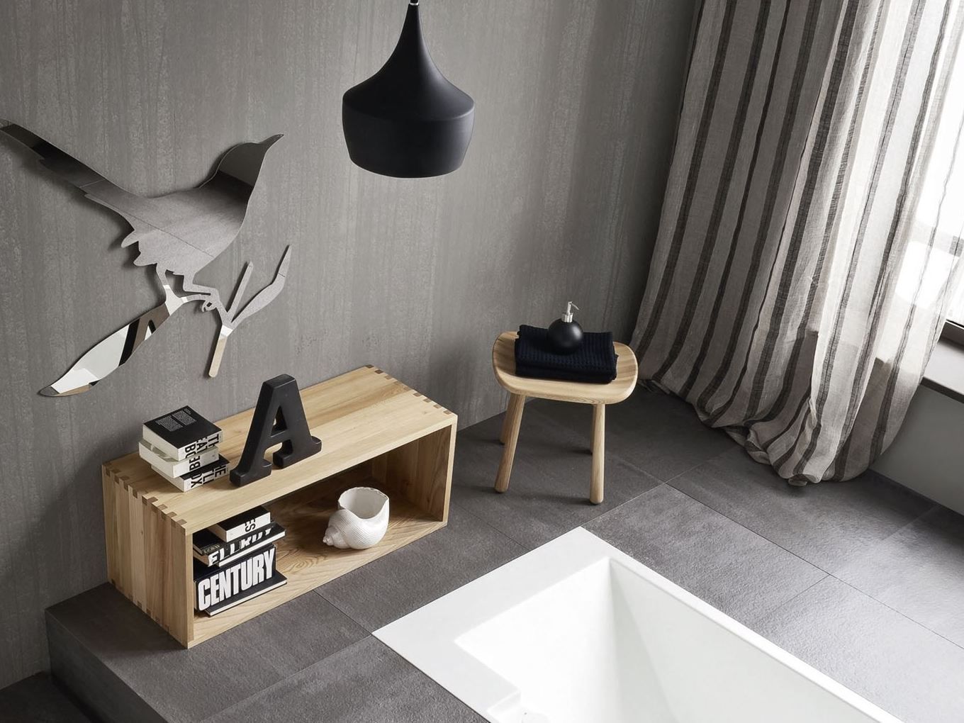 FONTE | Ash bathroom stool By Rexa Design design Monica Graffeo