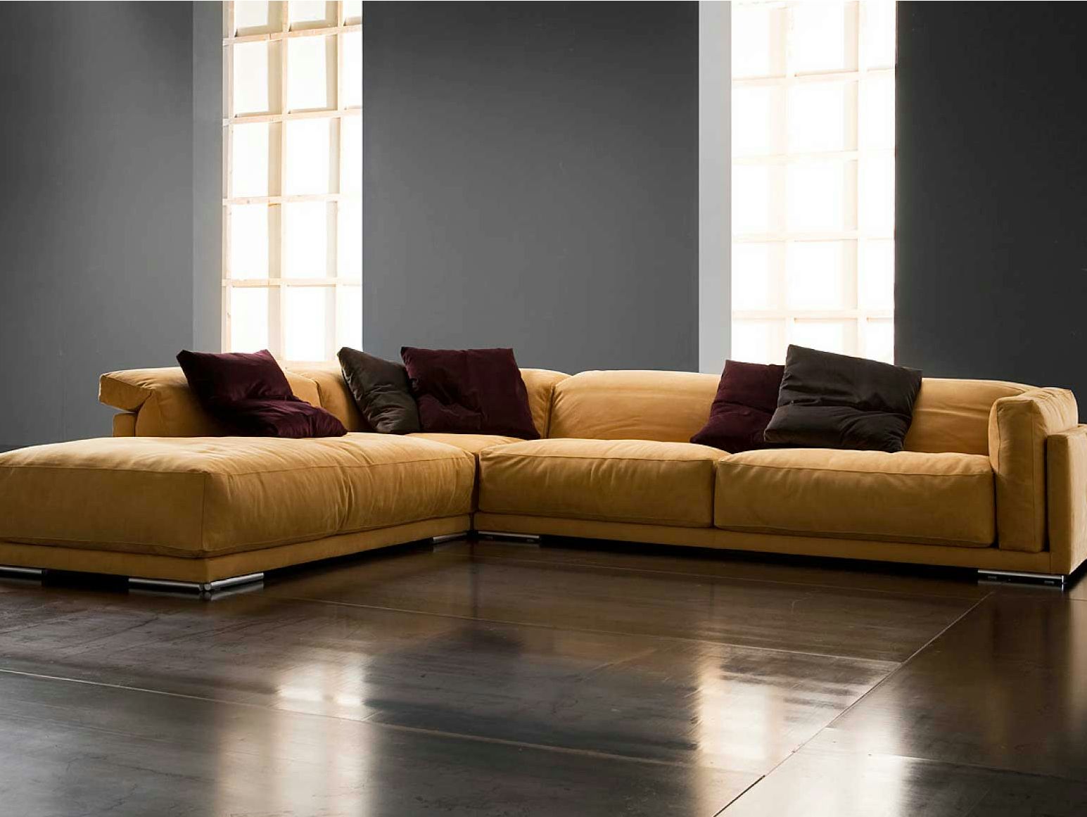 Sectional recliner sofa SPAZIO By ERBA ITALIA design Giorgio Soressi