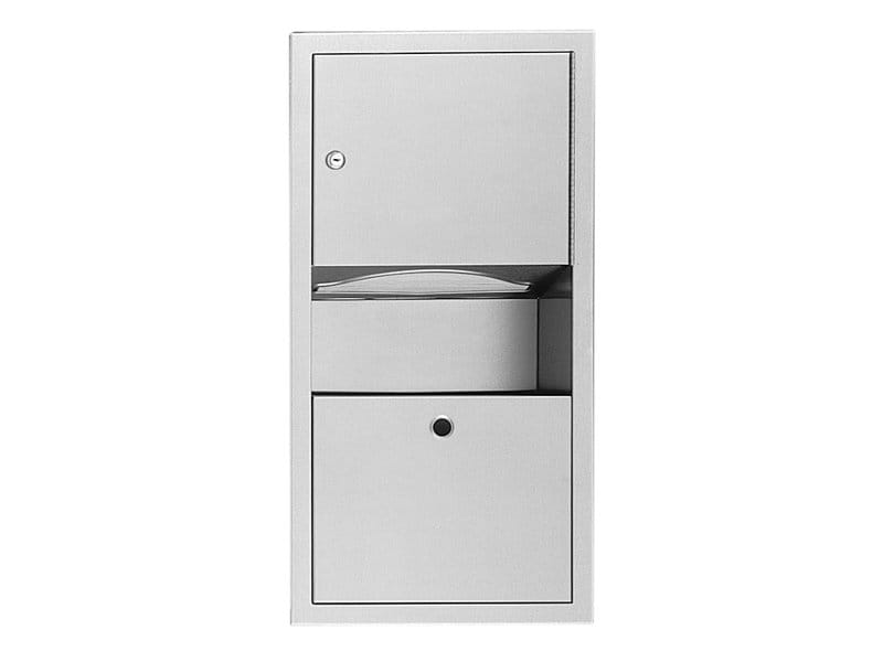 INOX | Public bathroom waste bin By Ponte Giulio