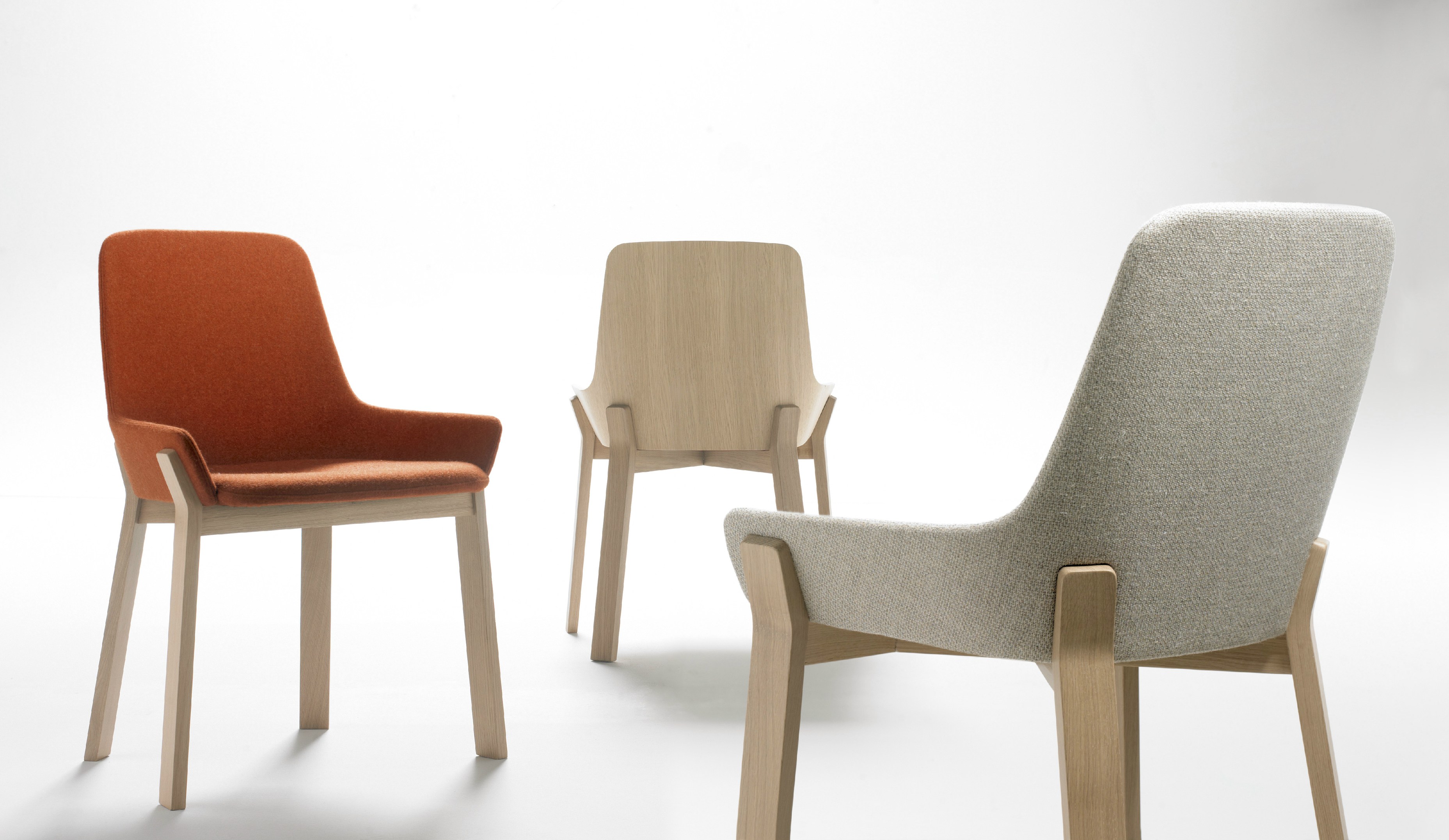 KOILA Upholstered fabric chair By Alki | design Jean Louis Iratzoki