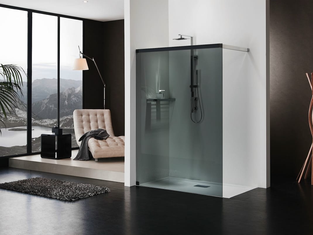 Walk in shower with tray LIBERO 5000 By Duka