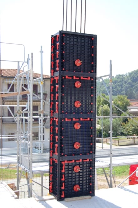 Formwork and formwork system for concrete GEOTUB PANEL By Geoplast