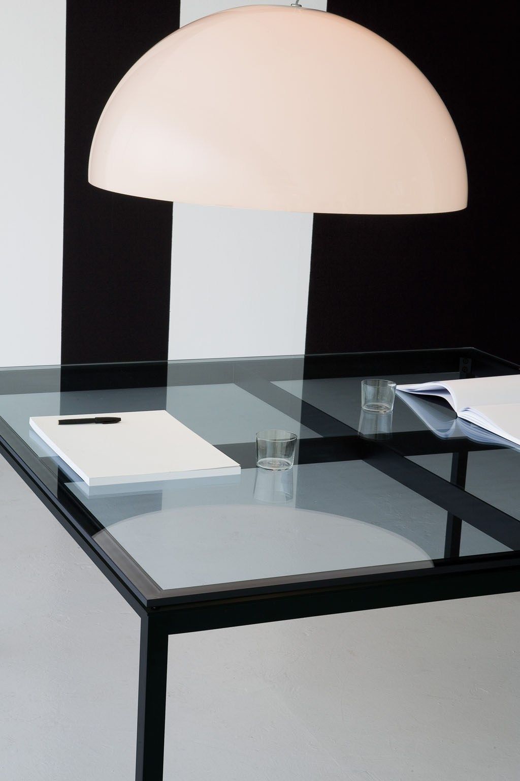 MDF executive desk BIANCONERO By FANTONI