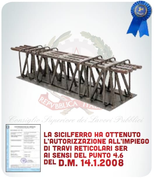 Trave reticolare SER Trave reticolare autoportante in acciaio By Sicilferro