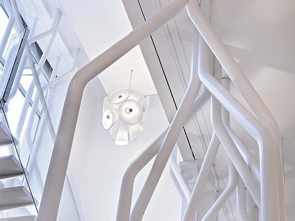 Die cast aluminium pendant lamp NEBULA By Flos design Joris Laarman