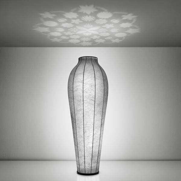 Cocoon resin floor lamp CHRYSALIS By FLOS design Marcel Wanders