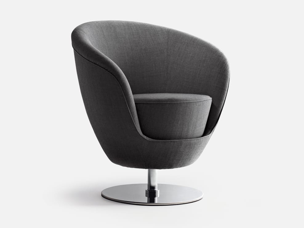 JANGO | Swivel armchair By La Cividina design Gianni Rossetti