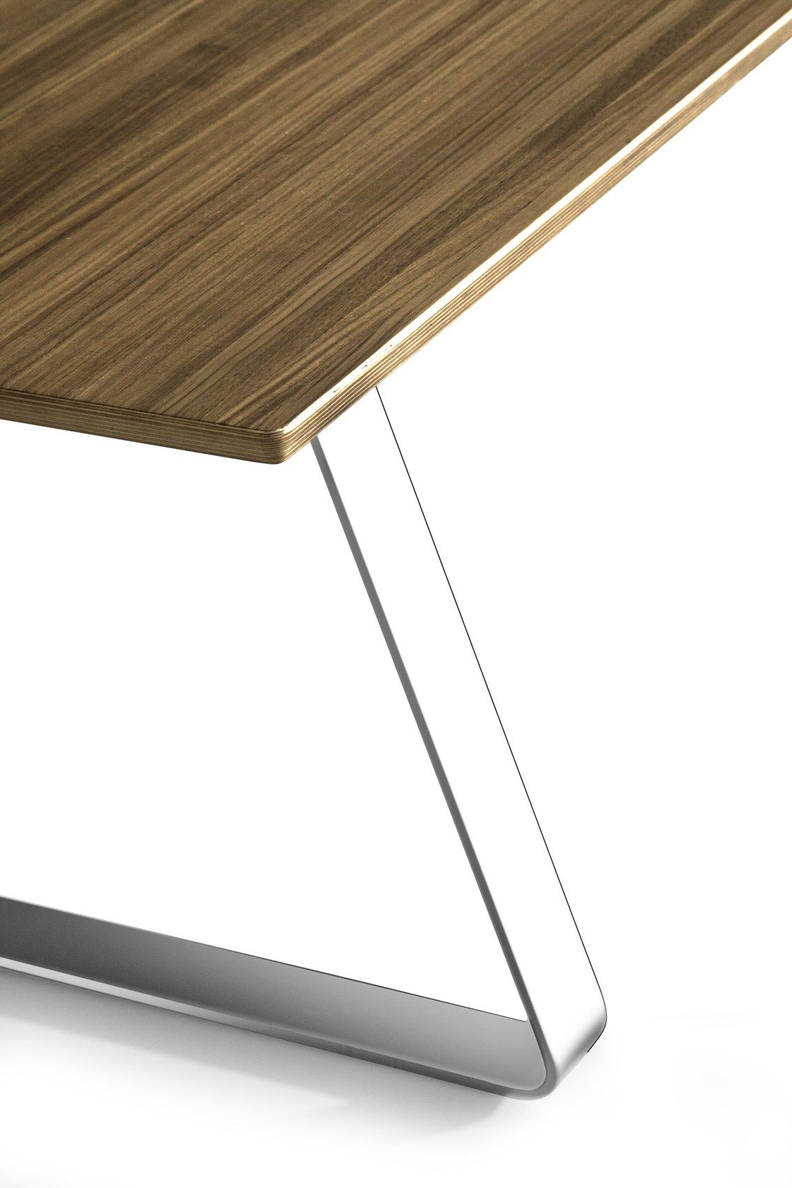 Rectangular multi-layer wood meeting table MUTKA By Lapalma design ...