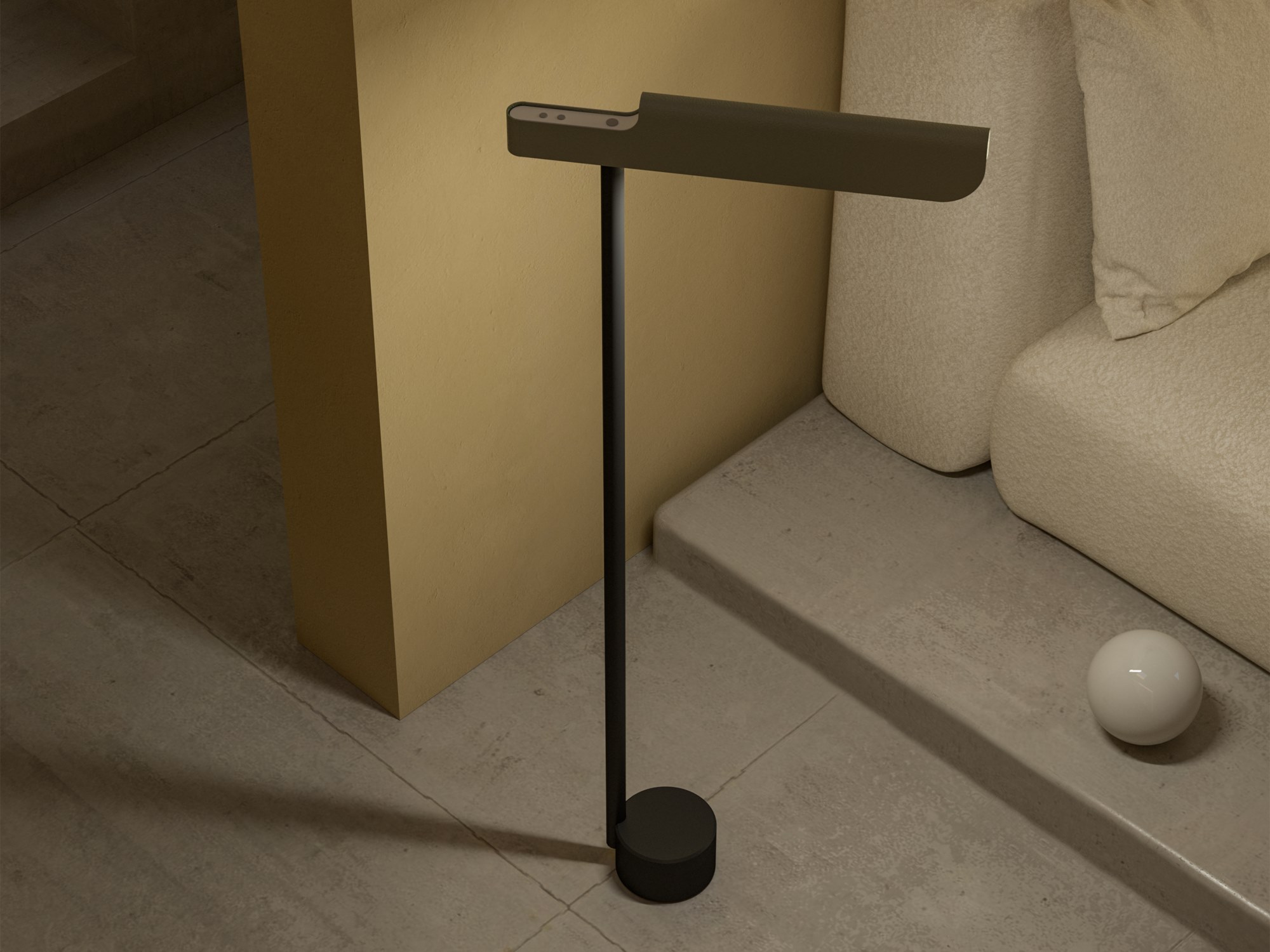 PROFILE LED adjustable floor lamp By Formagenda | design Christophe de ...