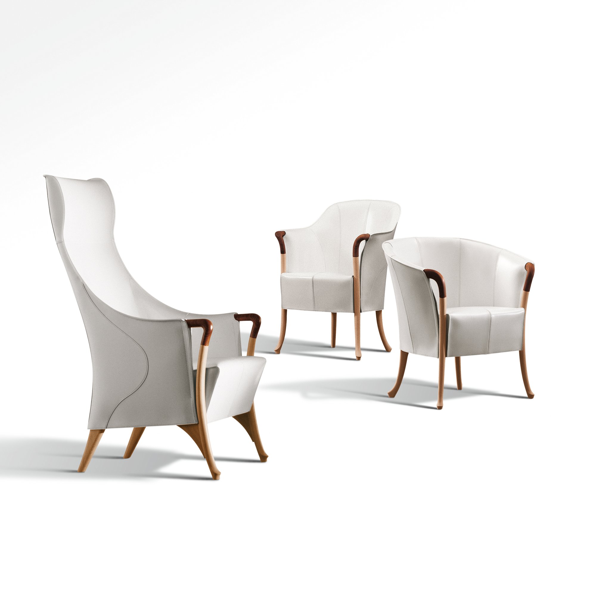 PROGETTI | Easy chair with armrests Progetti Collection By Giorgetti