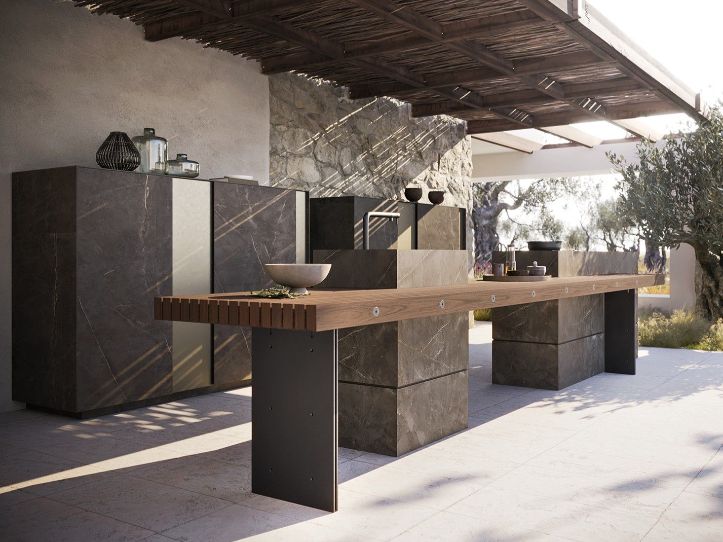PROJECT 01 Outdoor kitchen By MODULNOVA | design Carlo Presotto, Andrea ...