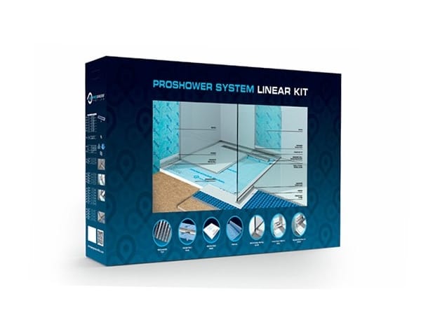 Shower channel PROSHOWER SYSTEM LINEAR KIT By PROGRESS PROFILES