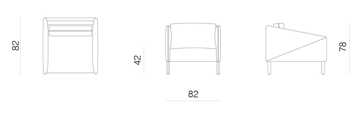 SPECTRUM Armchair By Prostoria