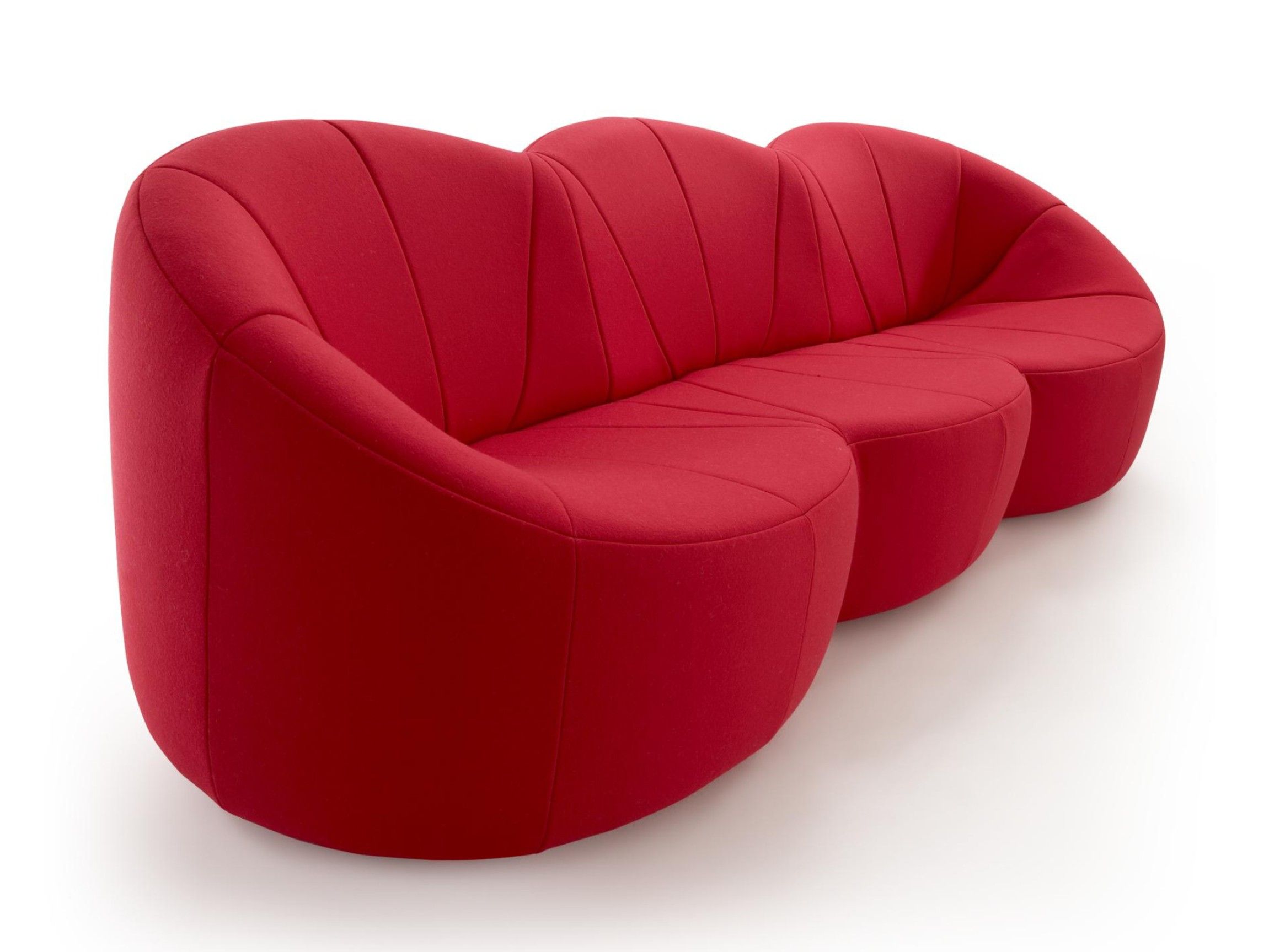 PUMPKIN 3 seater fabric sofa By Ligne Roset | design Pierre Paulin