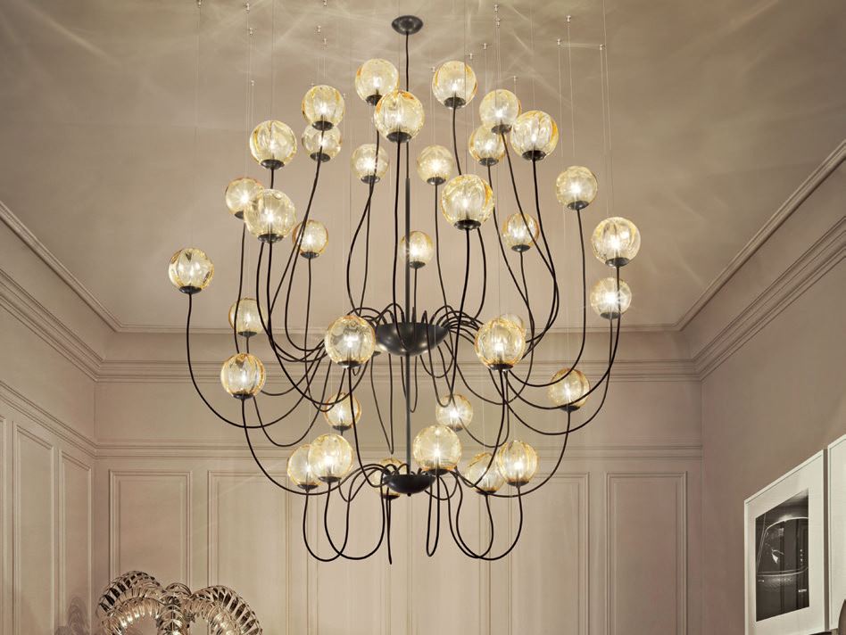 PUPPET SP 36P Pendant lamp By Vetreria Vistosi