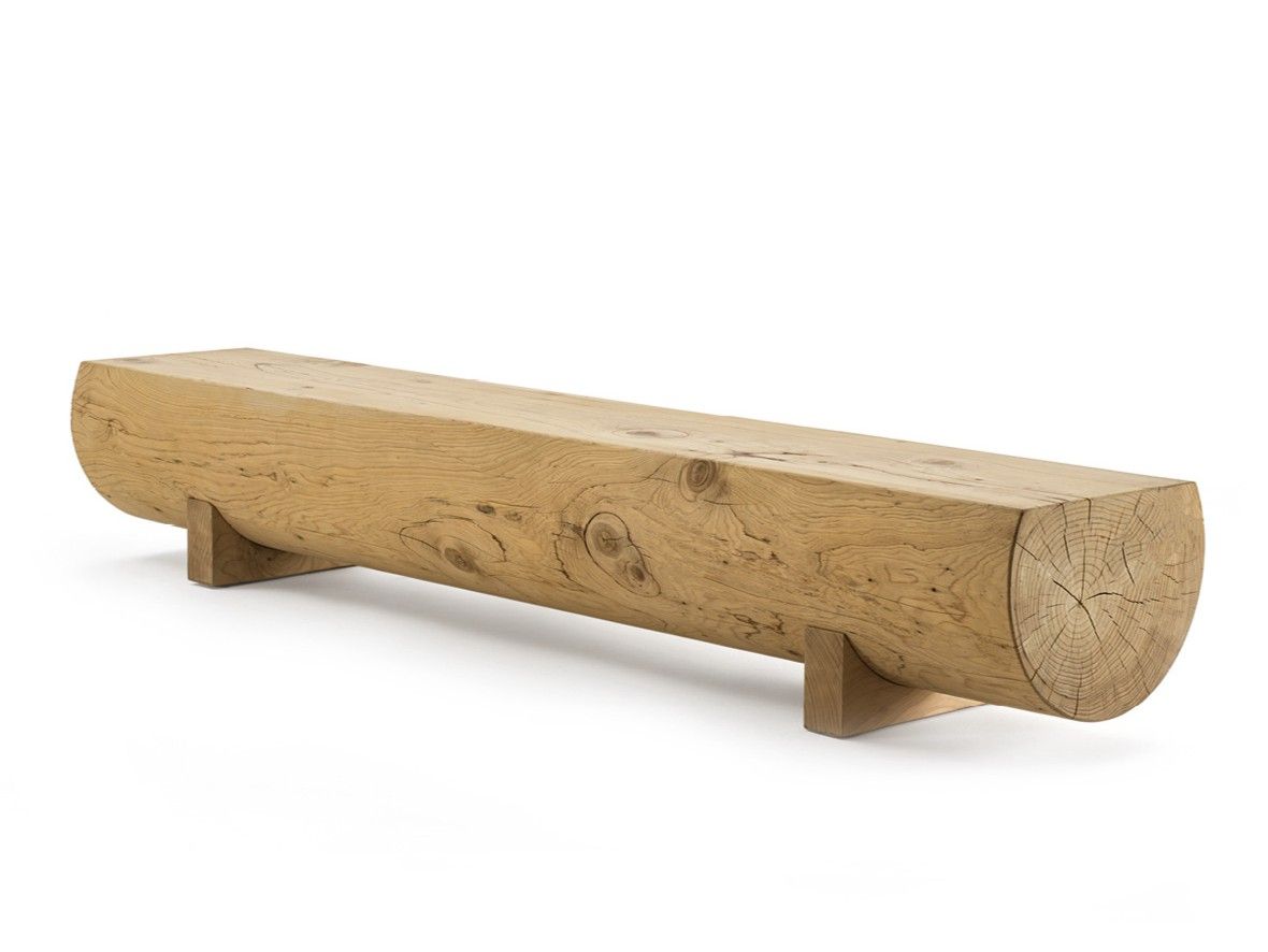 PURE Cedarwood bench By Riva 1920 | design Matteo Thun