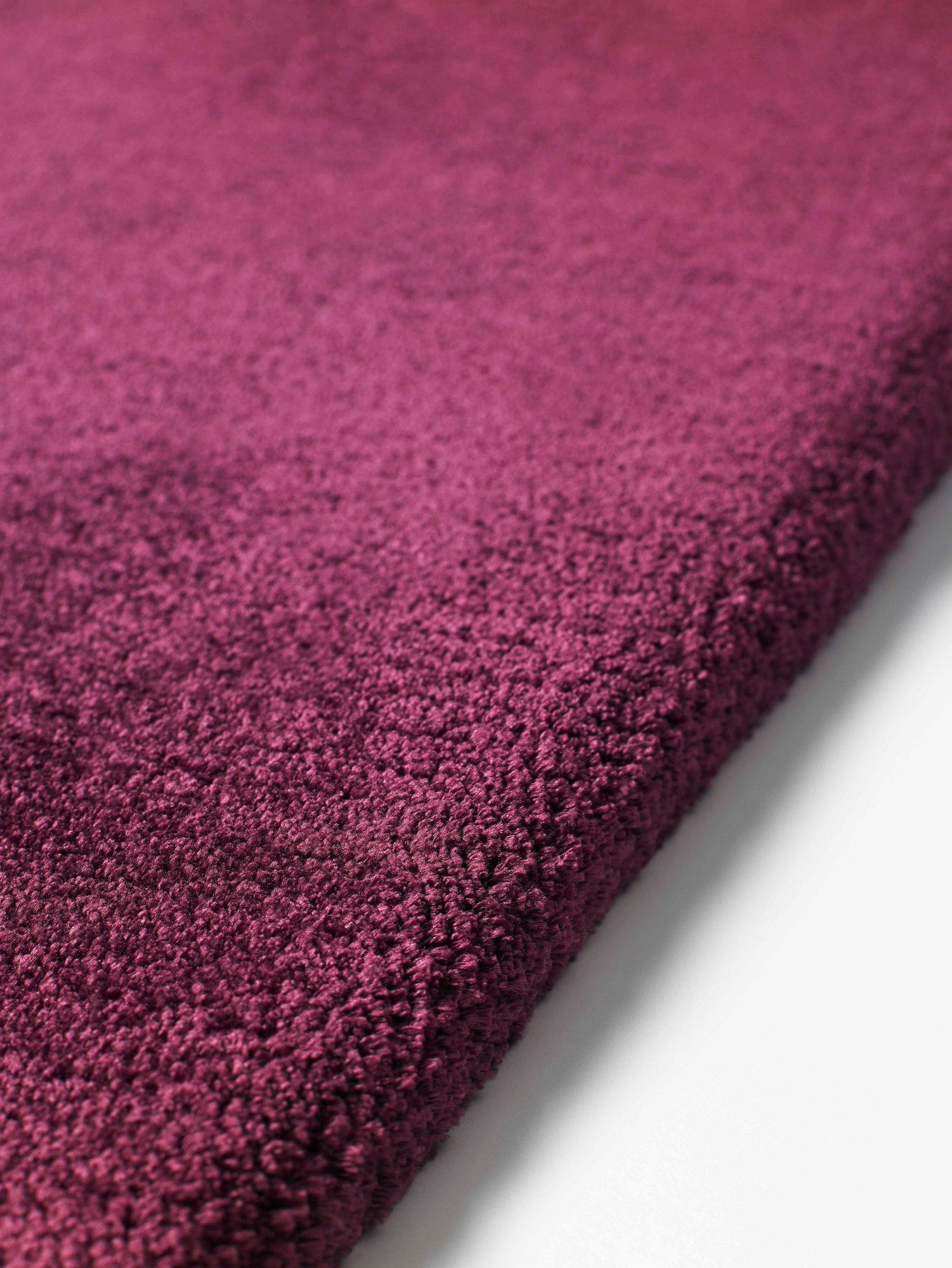 Solid-color silk carpeting PURE SILK Manufaktur Collection By OBJECT CARPET