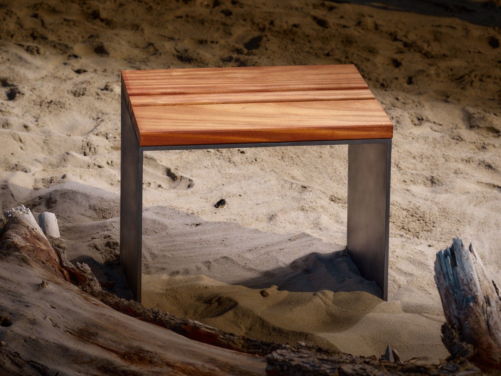 PYSA | Steel and wood outdoor chair By CYRIA design Agence Akïro