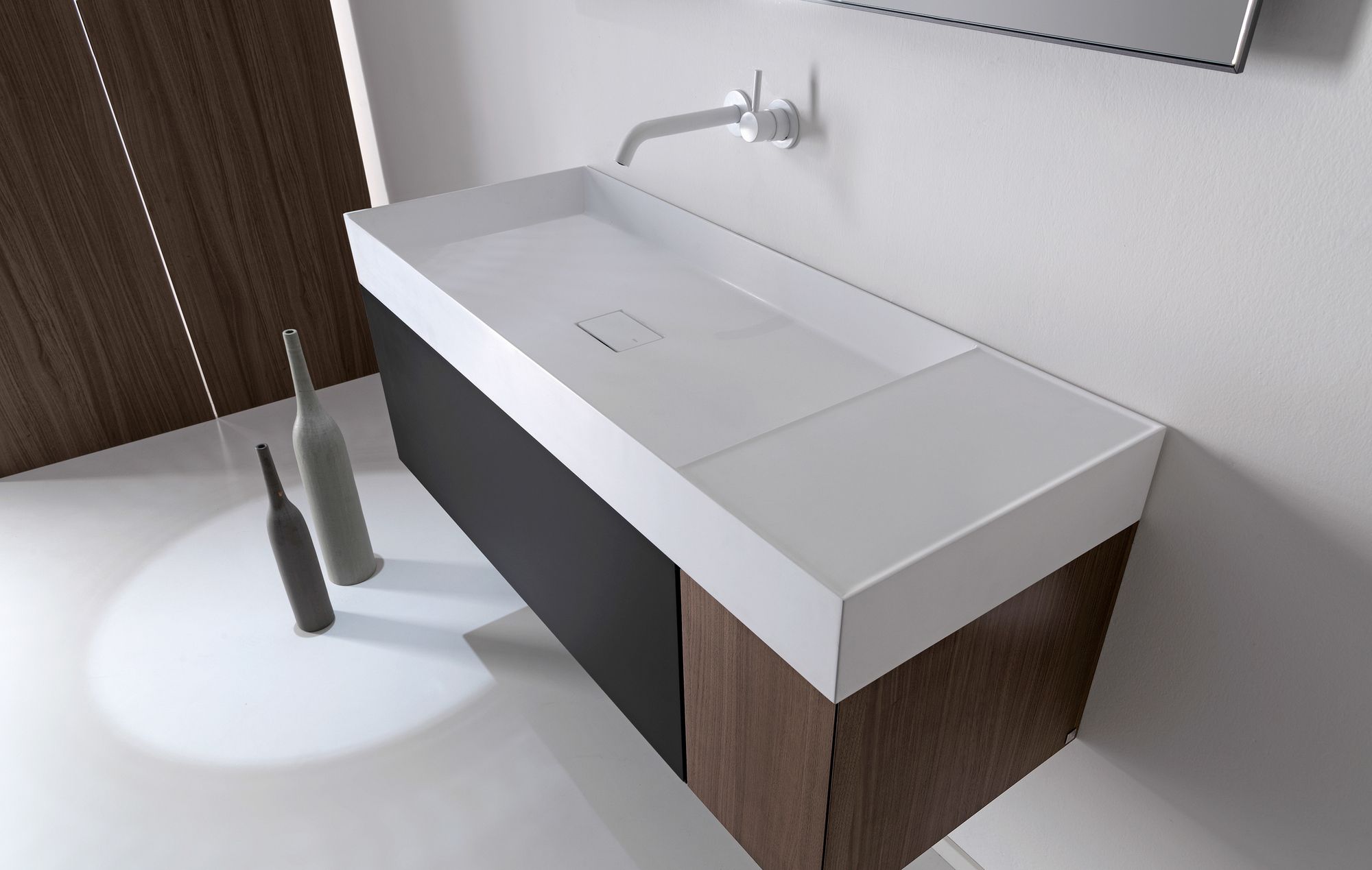 QUATTRO.ZERO | Vanity unit Quattro.Zero Collection By FALPER design Metrica