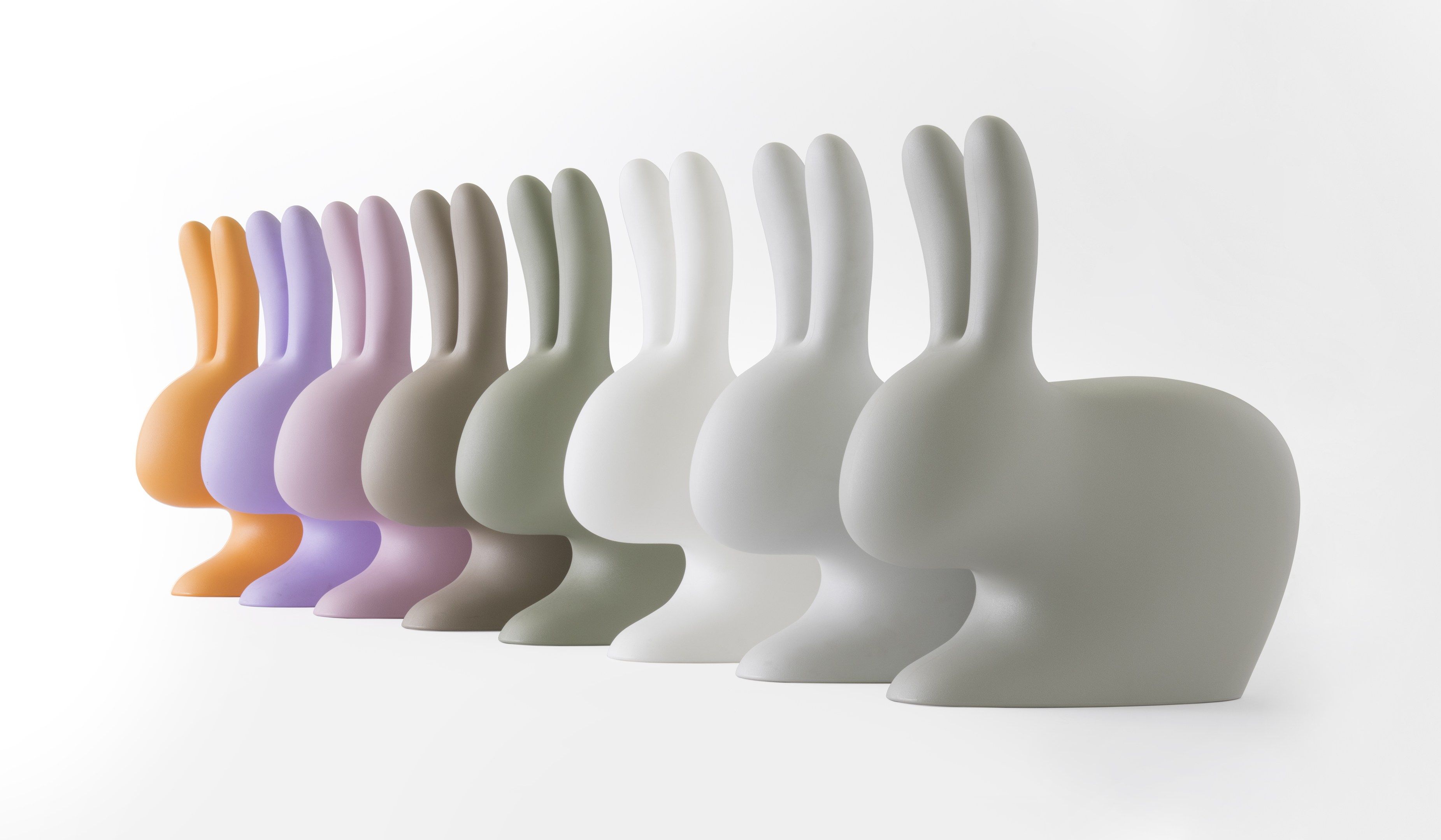 RABBIT CHAIR Polyethylene garden chair By Qeeboo | design Stefano ...