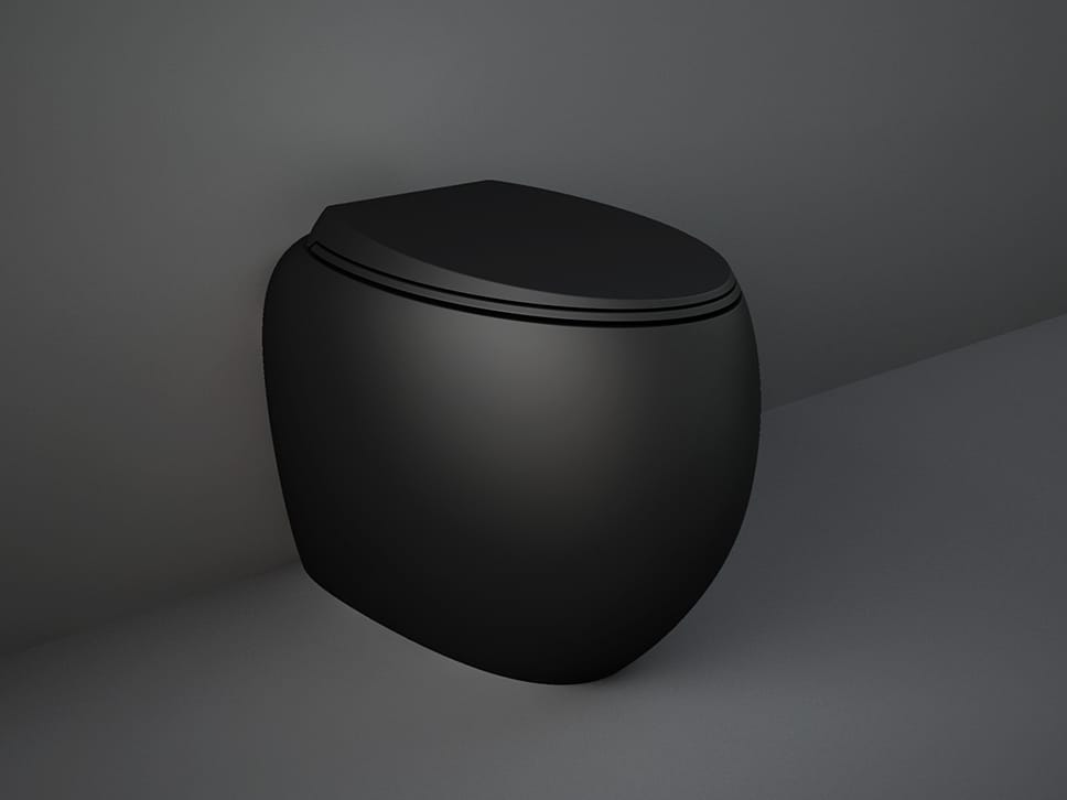 RAK-CLOUD MATT BLACK | Wc By RAK Ceramics design Giuseppe Maurizio Scutellà