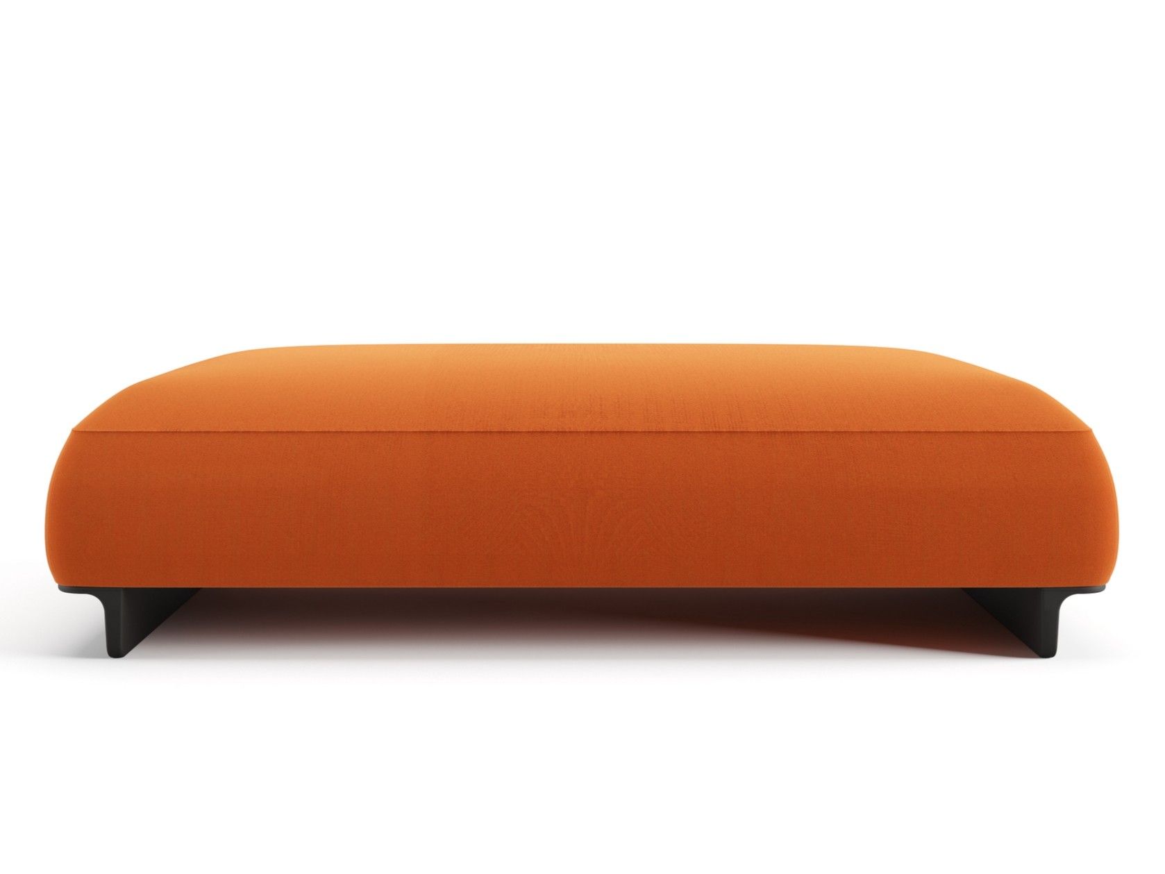 RALIK Rectangular modular fabric pouf By Arper | design Ichiro Iwasaki